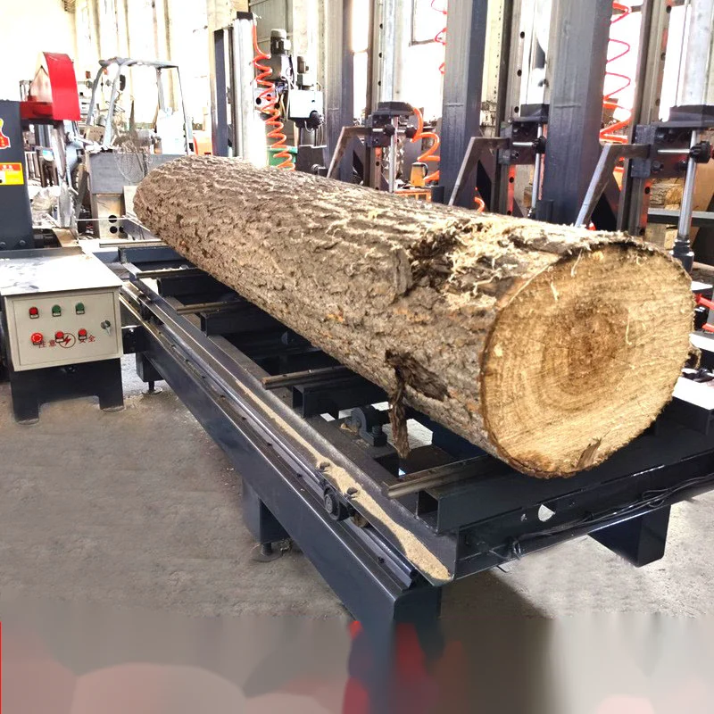 Large Log Sliding Table Saw Machine Wood Board Cutting Machine ...