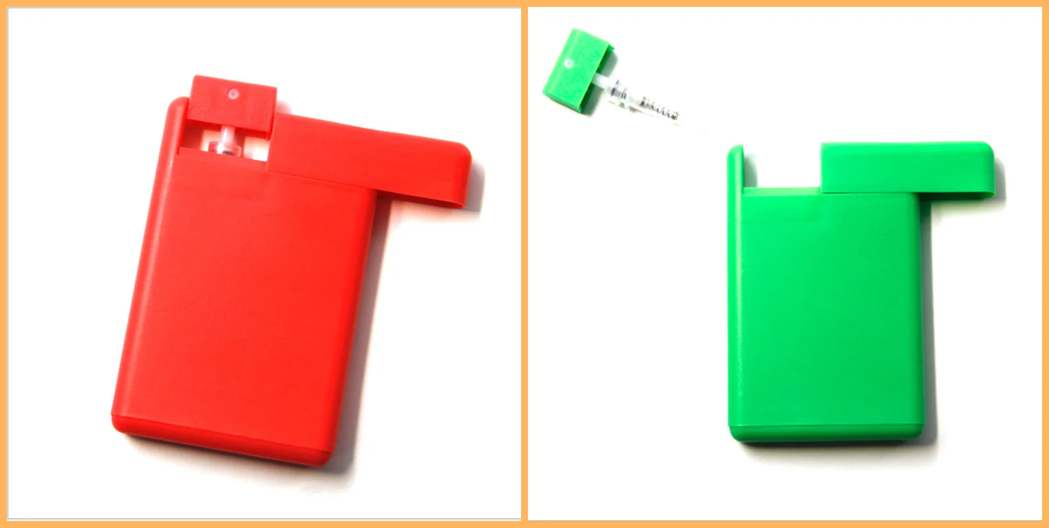 Free Sample 10ml 20ml Clear White Plastic Credit Card Pocket Size Empty ...