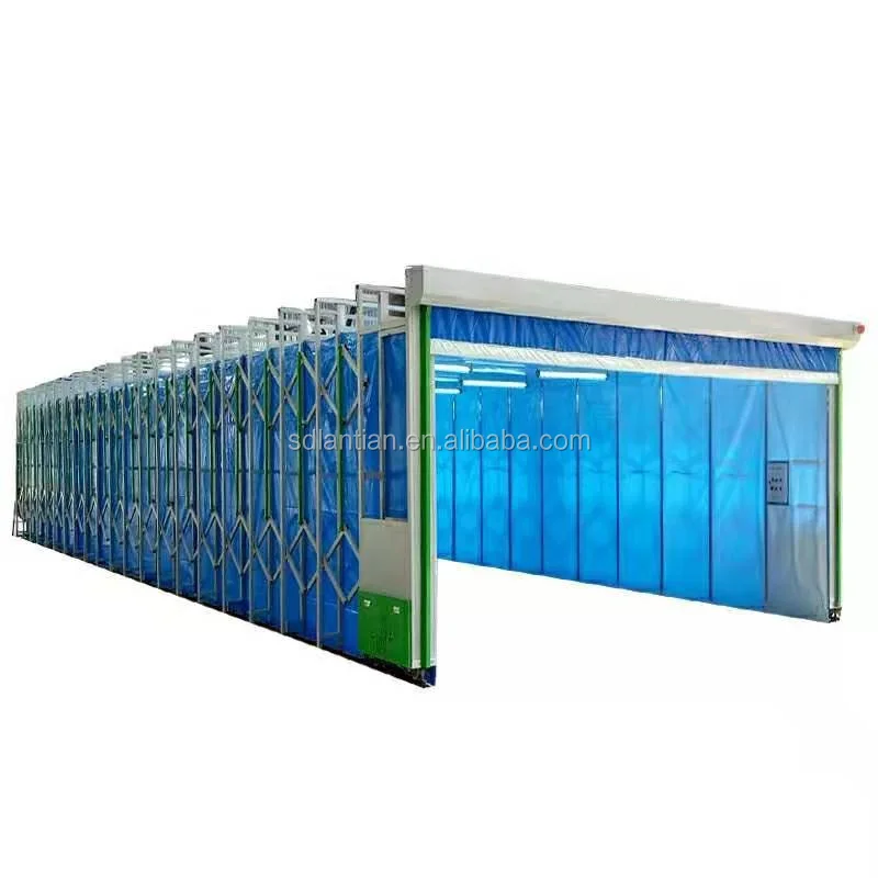 Retractable Paint Booth - Open Face Folding Portable PVC Booth with ...