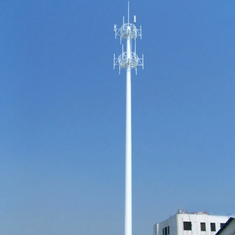 Torre Monopolo De Acero De Comunicación Gsm/torre Monopolo De Acero De ...
