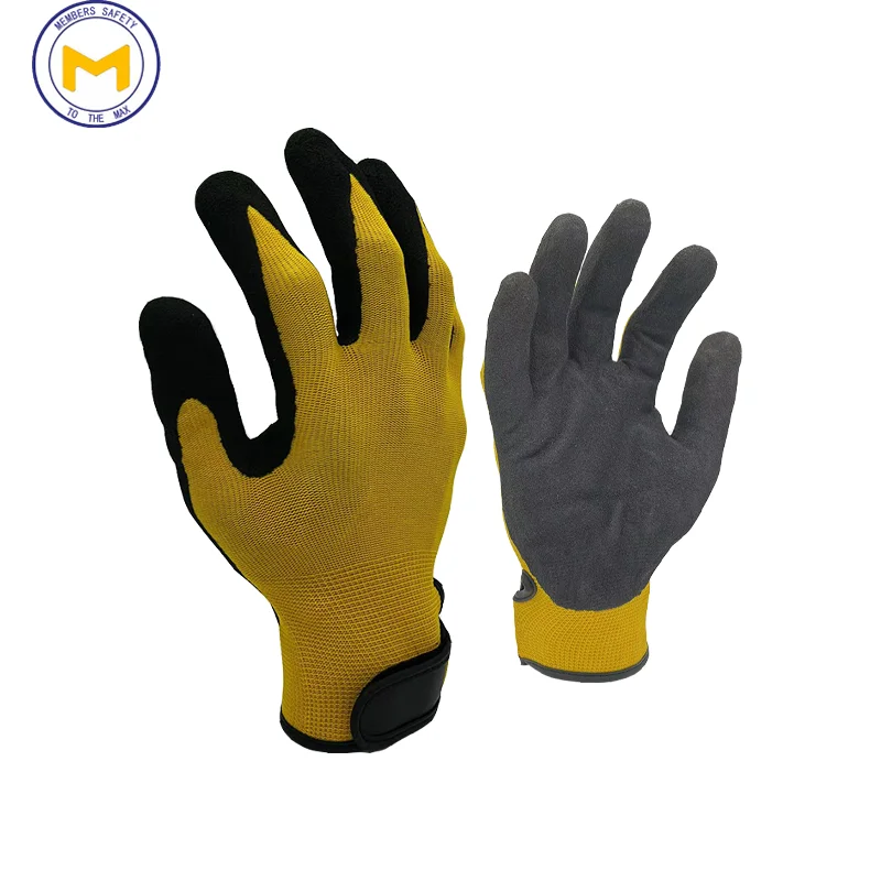 Nitrile Butadiene Rubber Immersed Frosted Gloves Safety Nitrile Gloves ...