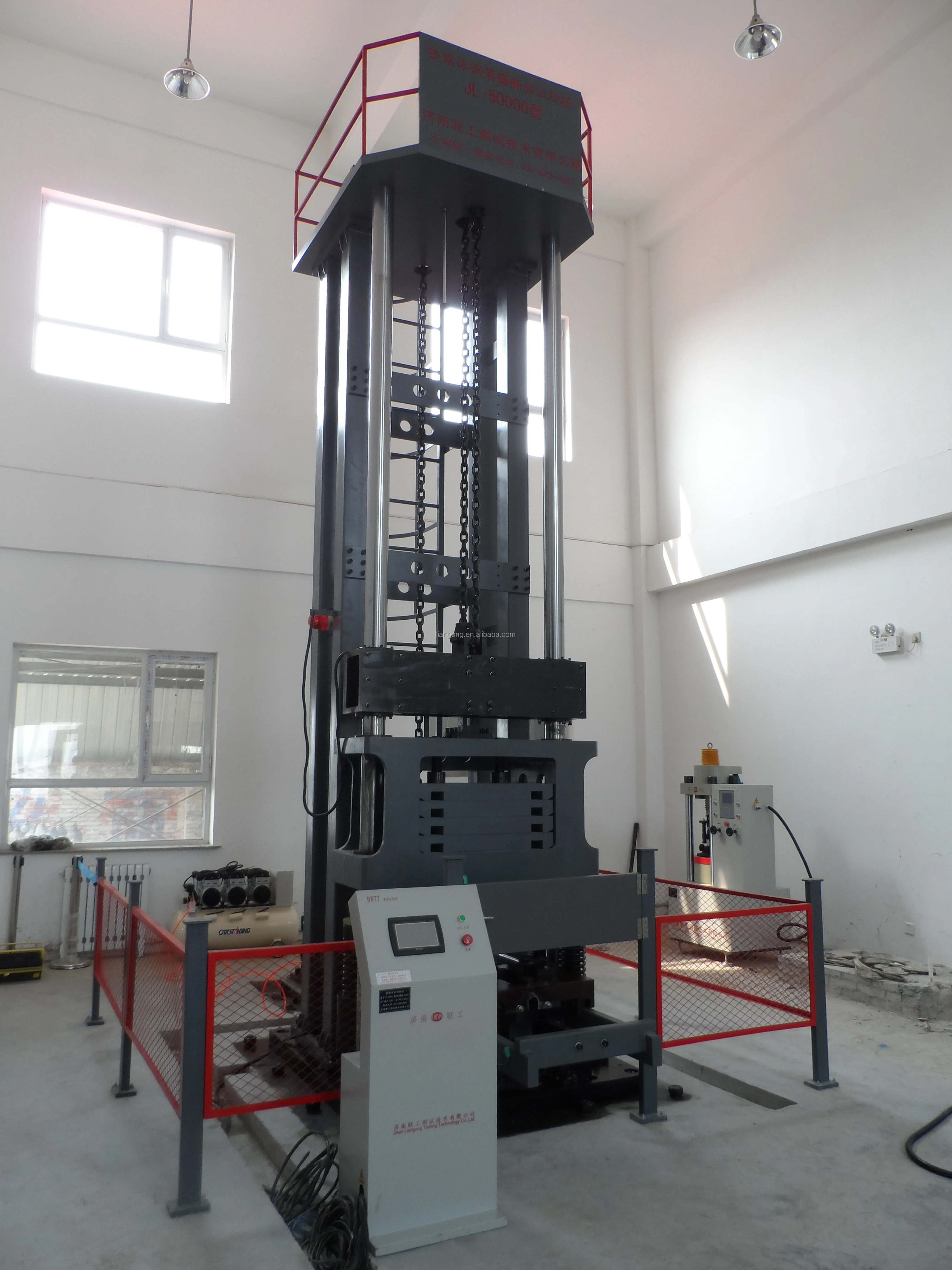 Steel Pipeline Dwtt Ferrite Steel Drop Weight Impact Testing Machine ...