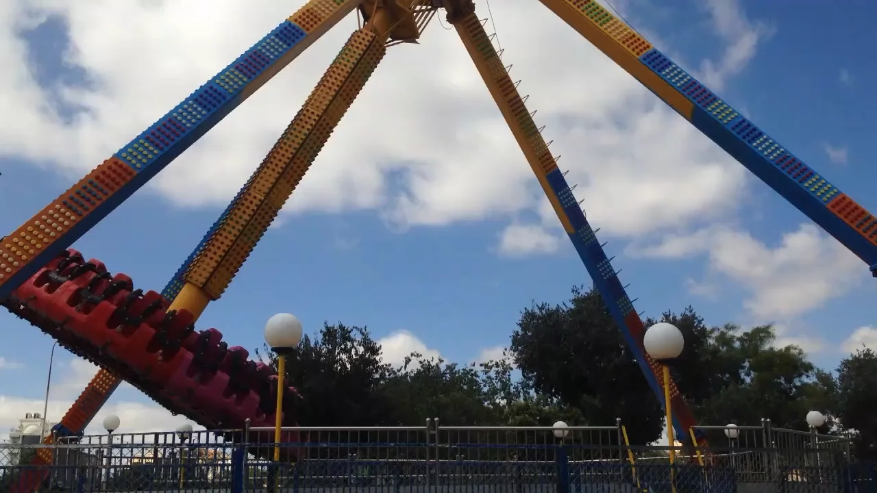 6 12 Seats 360 Degree Carnival Thrill Spinning Mini Amusement Park ...