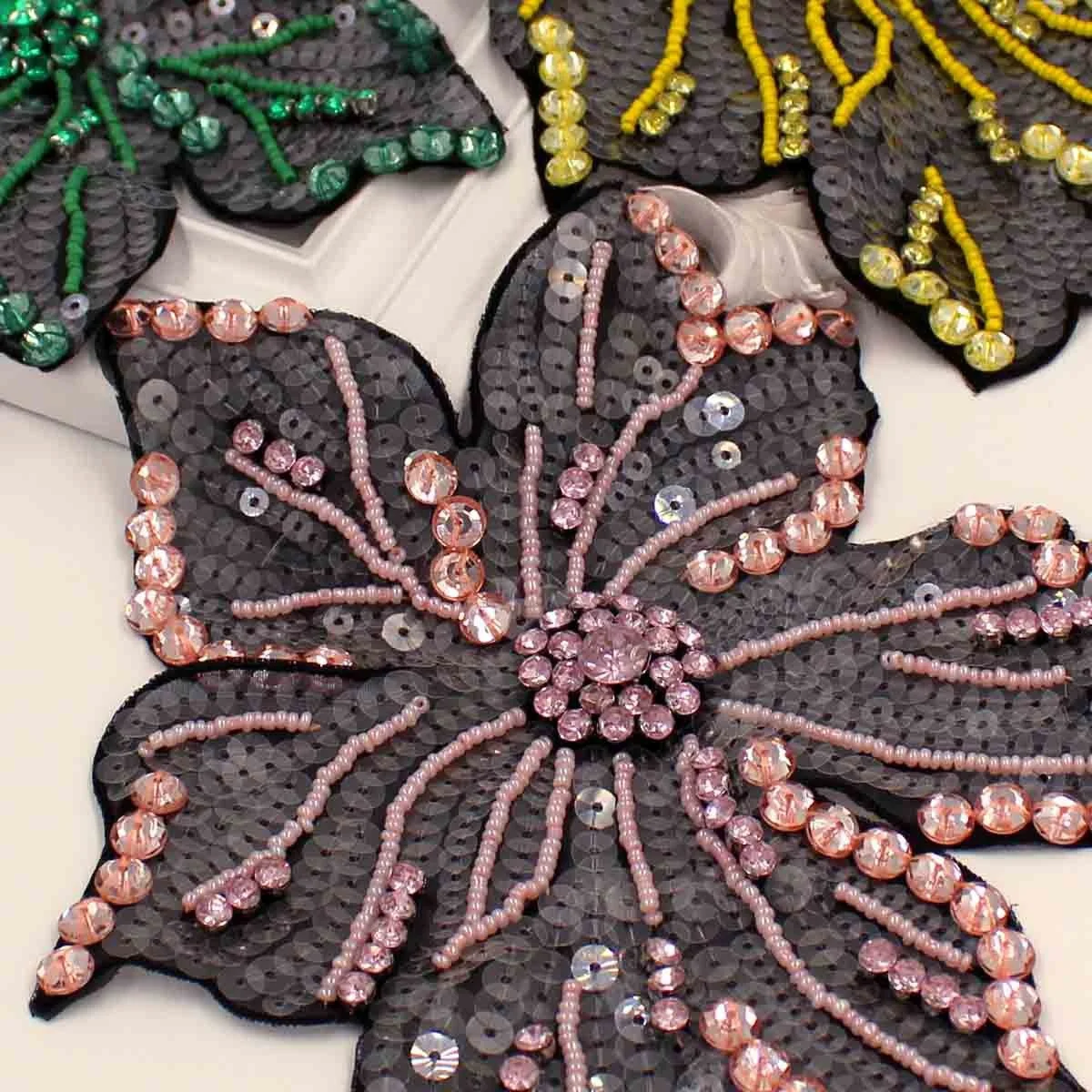 New Chinoiserie Han Dynasty Heavy Industry Beading Rhinestone Cloth ...