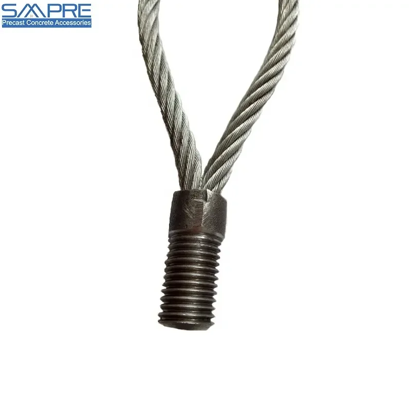 Precast Concrete Accessories Galvanized Stainless Steel Wire Rope ...