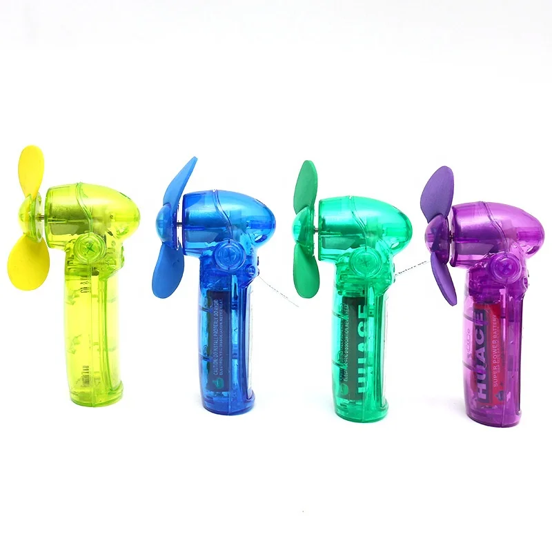 Johold Mini Plastic Hand Held Portable Fan Battery Toy Fan Portable ...