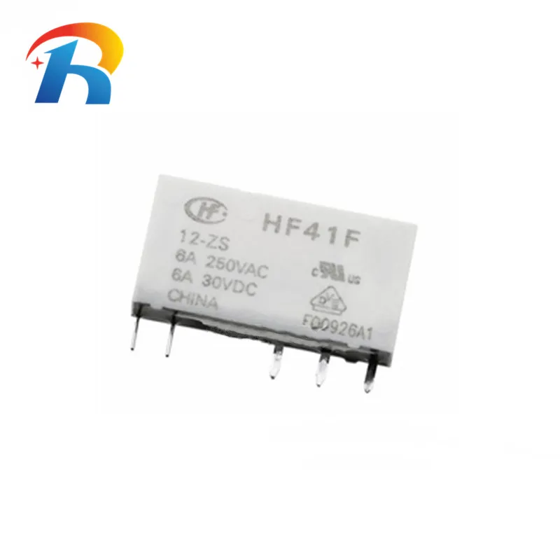 New Original Hongfa Relay Hf41f-24-zs Hf41f-5-zs Hf41f-12-zs Hf41f-24 ...