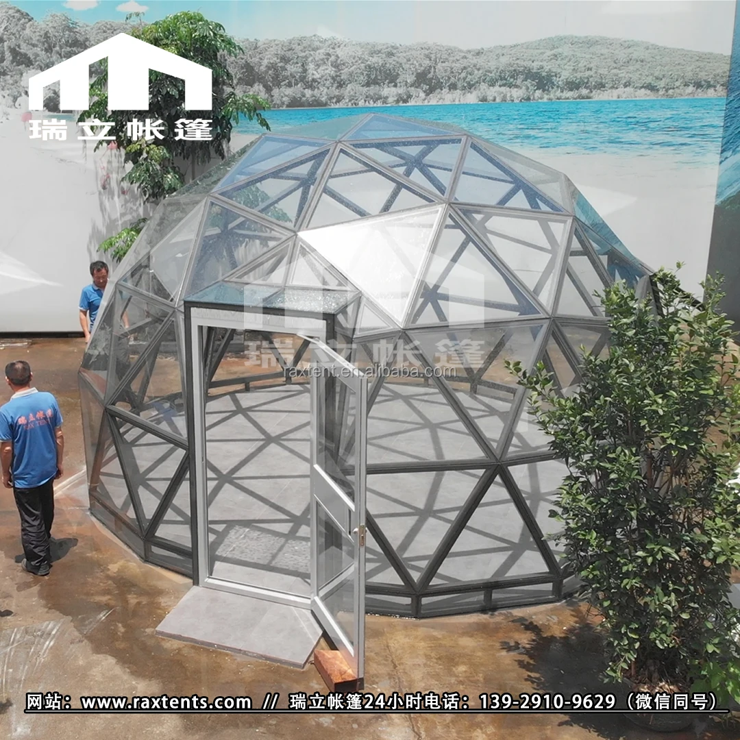 Luxury Glass Dome Tent - Fireproof & Soundproof Glamping