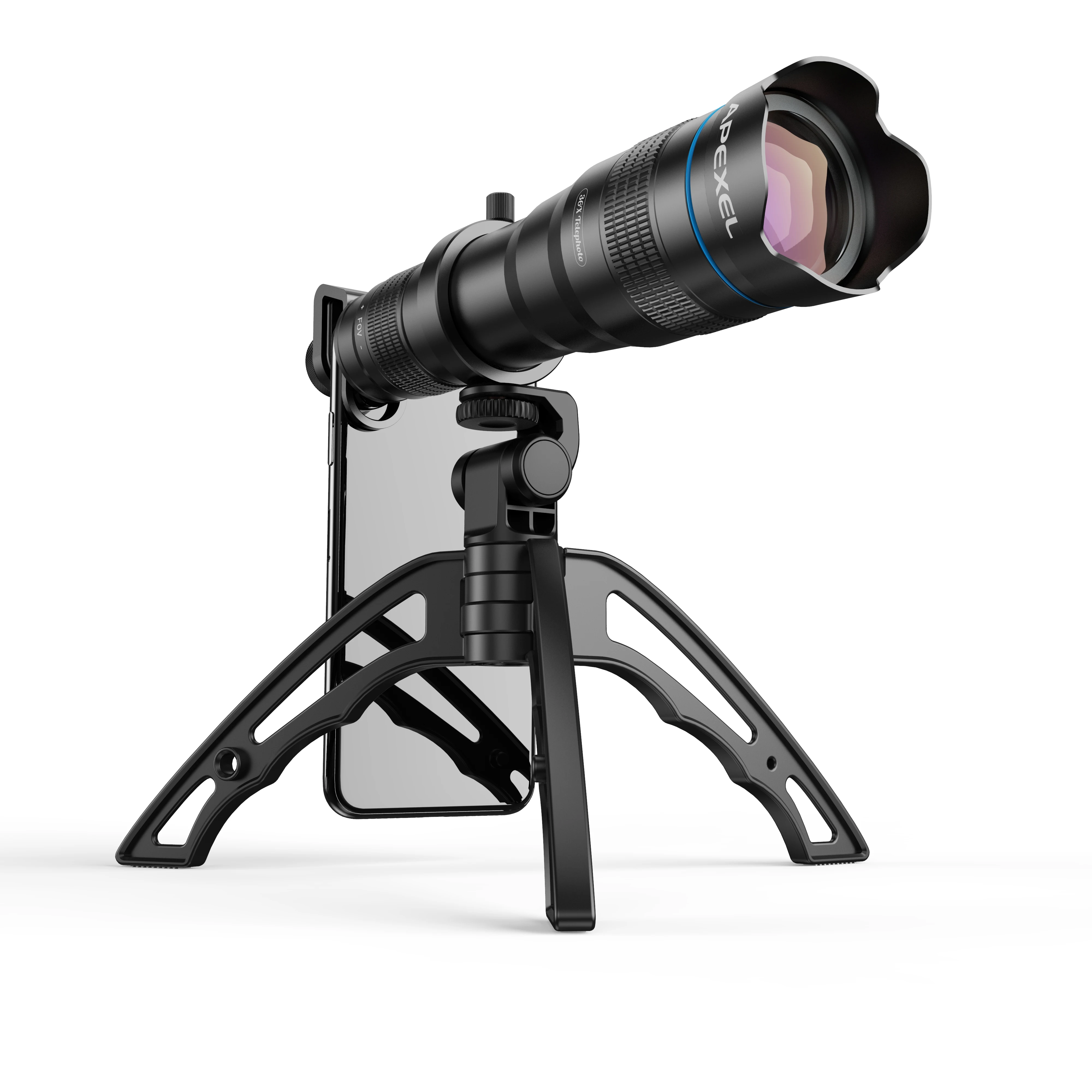 Apexel 36x Telephoto Zoom Lens - HD 3 in 1 Super Monocular