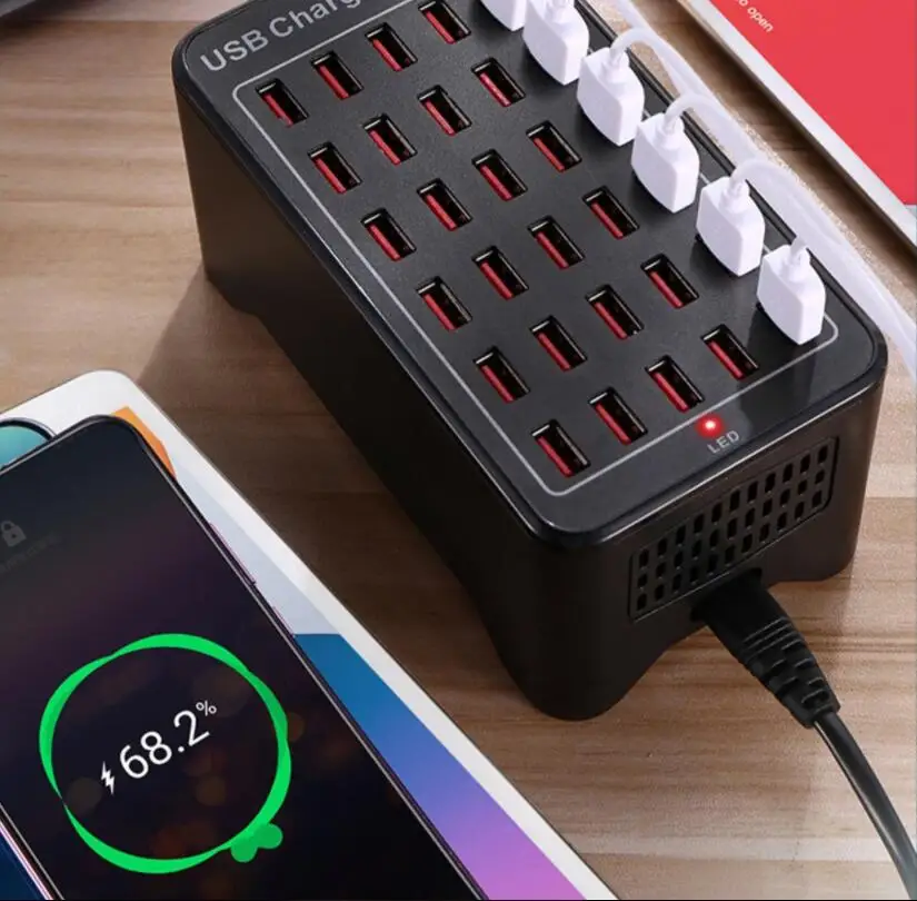 10 Port USB Charger Station - Efficient Desktop Solution