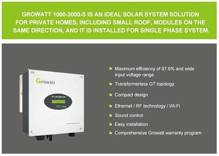 Growatt Hybrid Solar Inverter - Max Efficiency & Flexibility