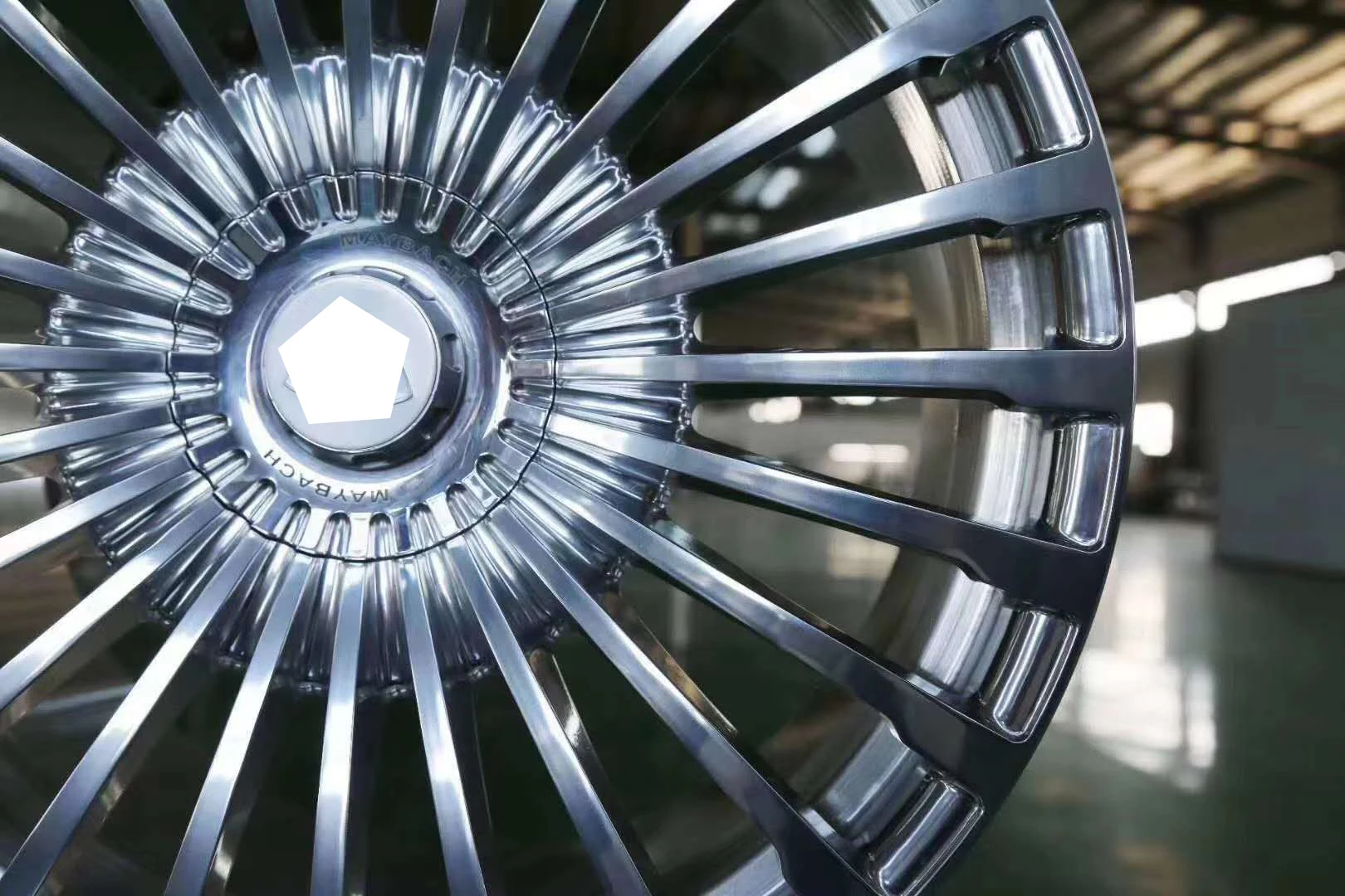 Fulled Polishing Shinny Mirror Chrome Multi-spokes Monoblock Forged ...