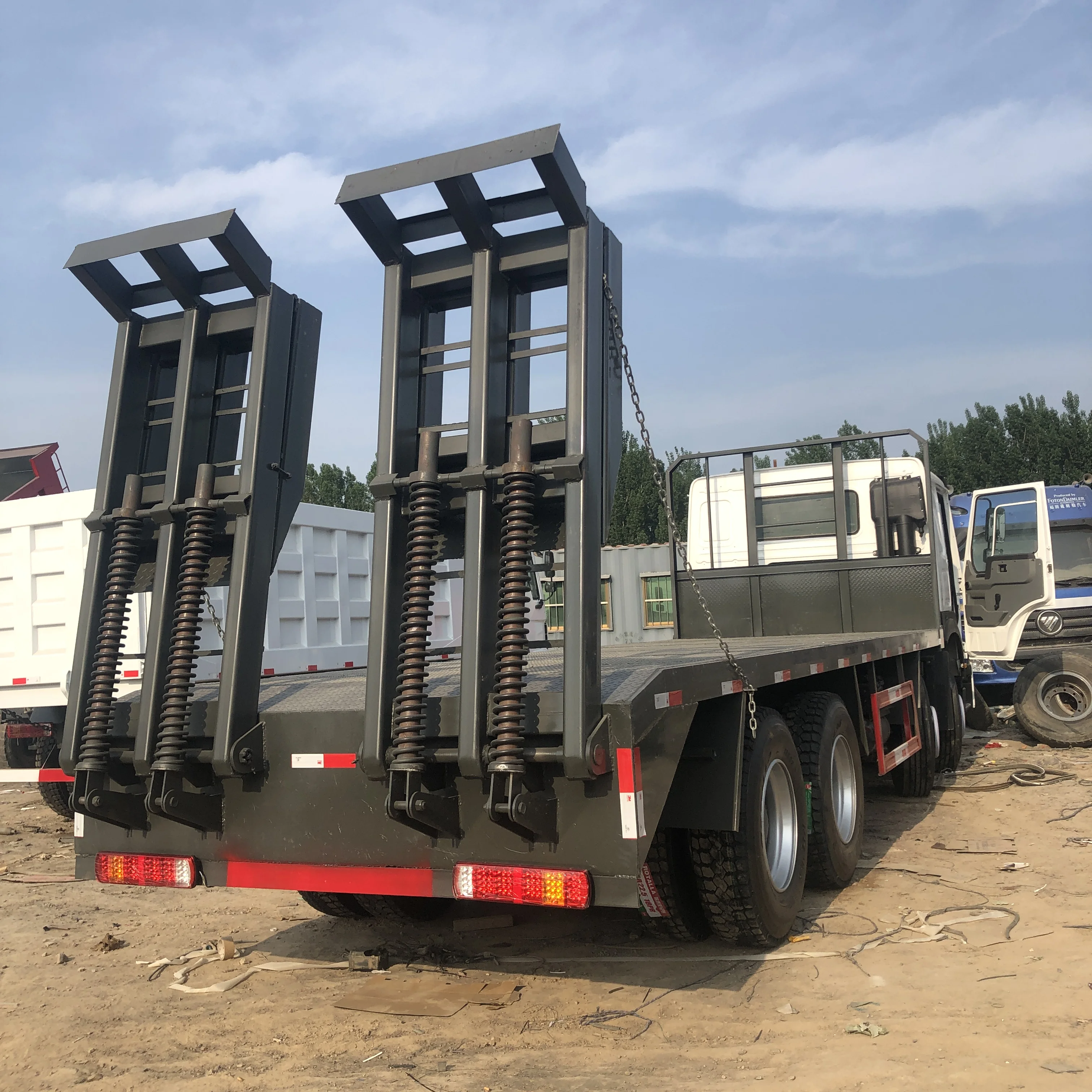 Heavy Duty Tandem Hydraulic Tipping Box Tipper Trailer Max Oem Hot ...