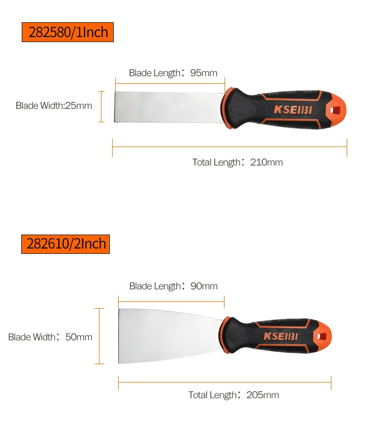 KSEIBI Crown Scrapers with Progrip Handle - Durable Tools