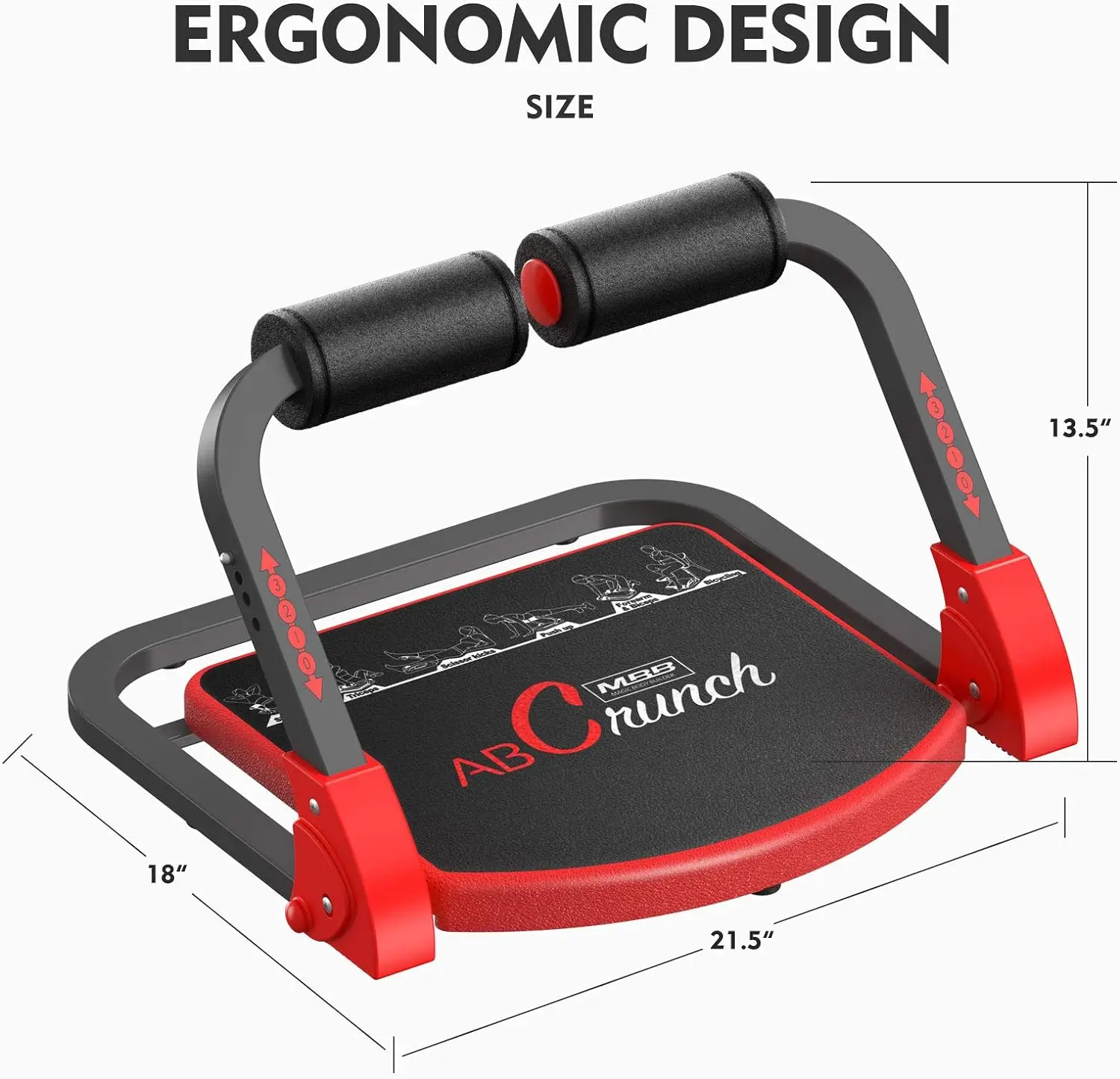 Foldable Abdominal Machine Automatic Rebound Abdominal Sit-up Exercise ...