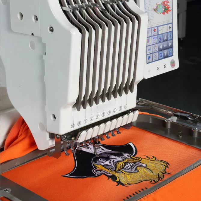 2 Heads Computer Flat Embroidery Machine - High Accuracy