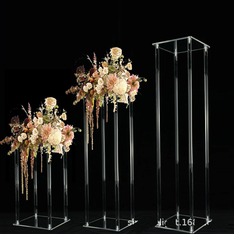 Clear Acrylic Wedding Centerpiece Acrylic Flower Stand Wedding ...