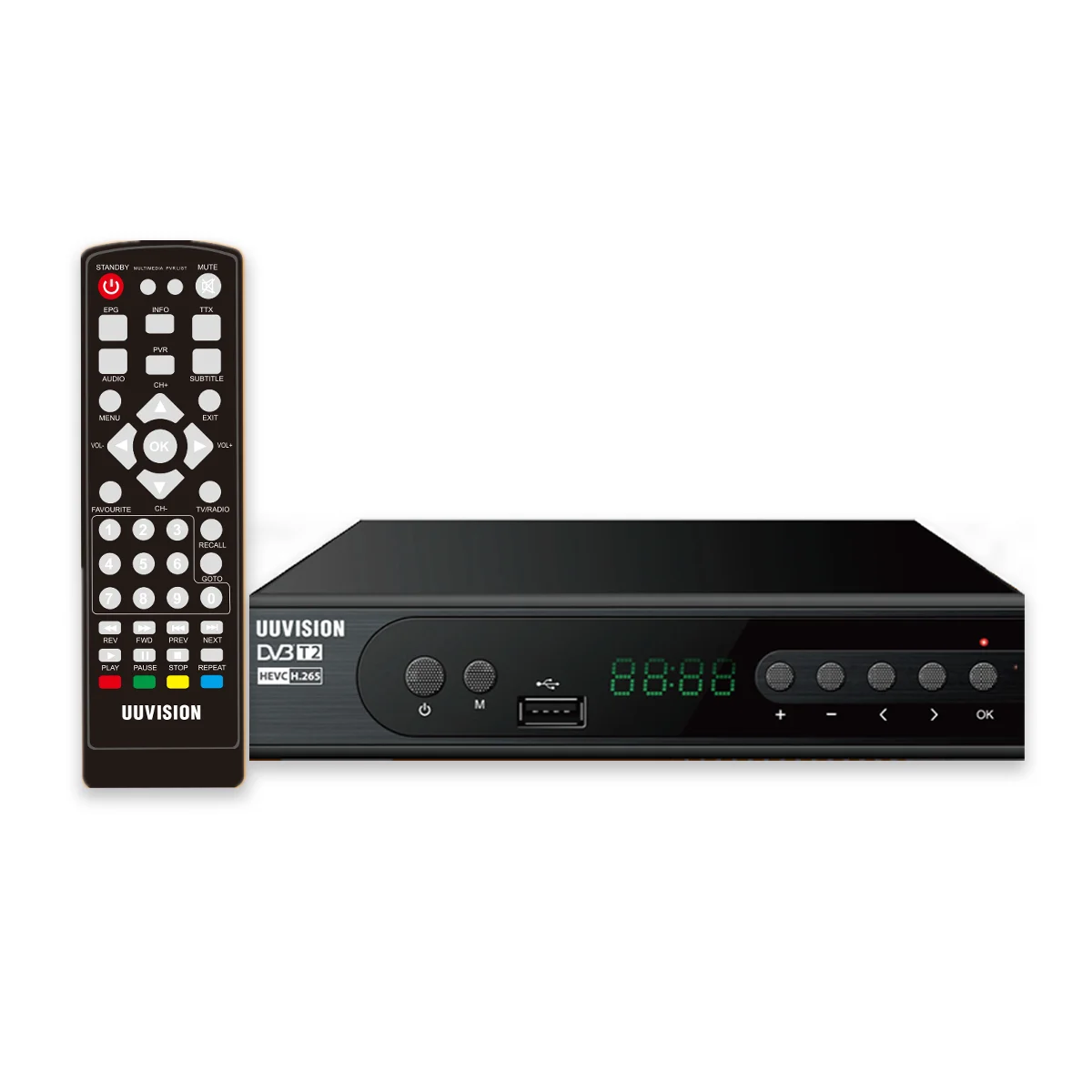 DVB T2 Europe Spain H.265 Satellite Receiver FULL HD AC3