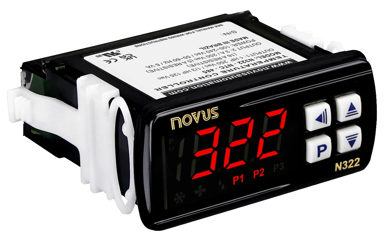 N322 Pt100 Temperature Controller,2 Relays - Measure Temperature ...