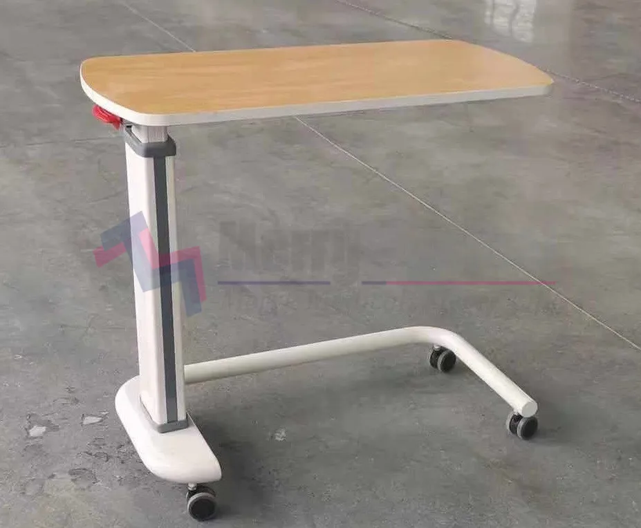 U-base Heavy Duty over Bed Table - Swivel Hospital Table