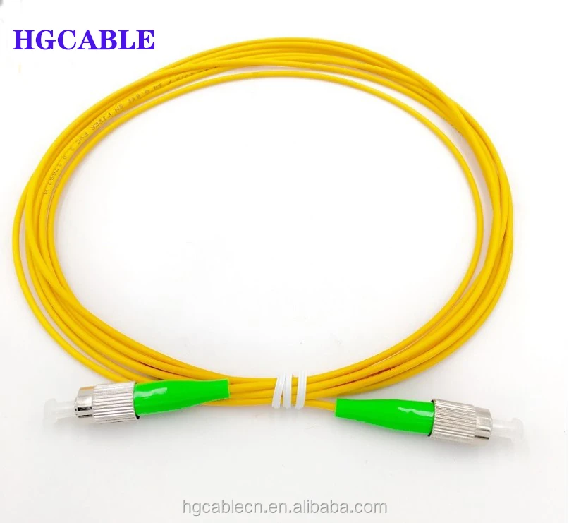 10 Years Factory Fiber Optic Patch Cord Single Mode Simplex Fiber Optic ...