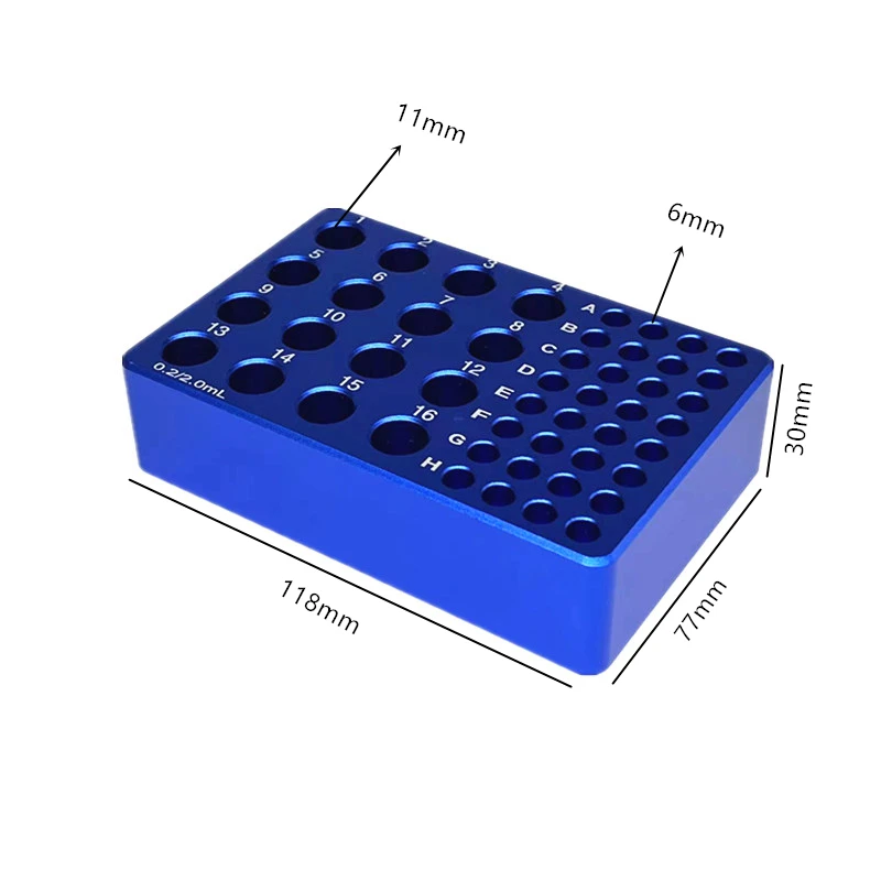 Lab Aluminum Metal Coolbox - Perfect for Centrifuge Tubes
