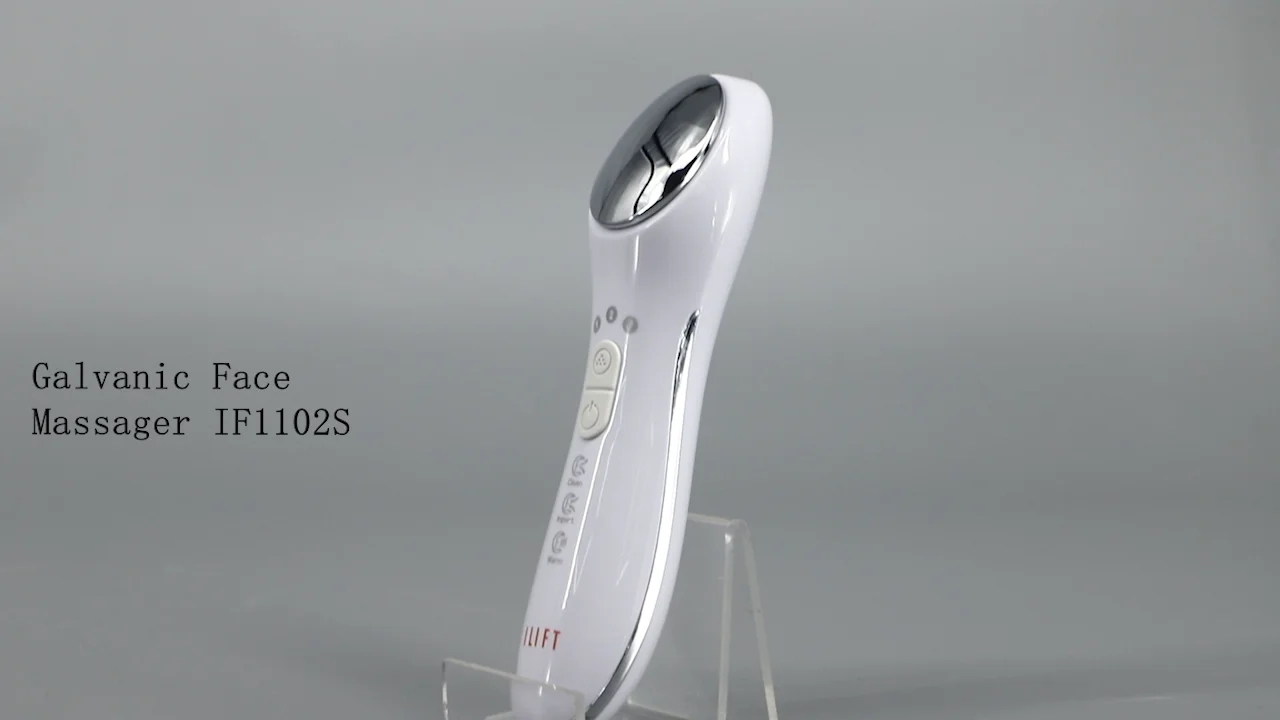 Rechargeable Ion Galvanic Beauty Device Galvanic Massage Current Facial ...