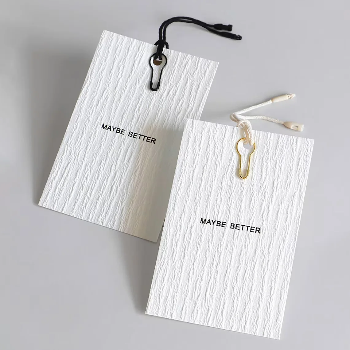 Luxury Printed Labels - Sustainable Garment Hang Tags