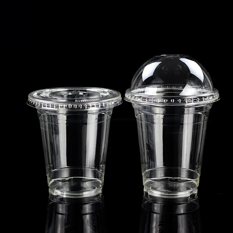 Custom Takeaway Biodegradable Clear Pla Plastic Compostable Drinking ...