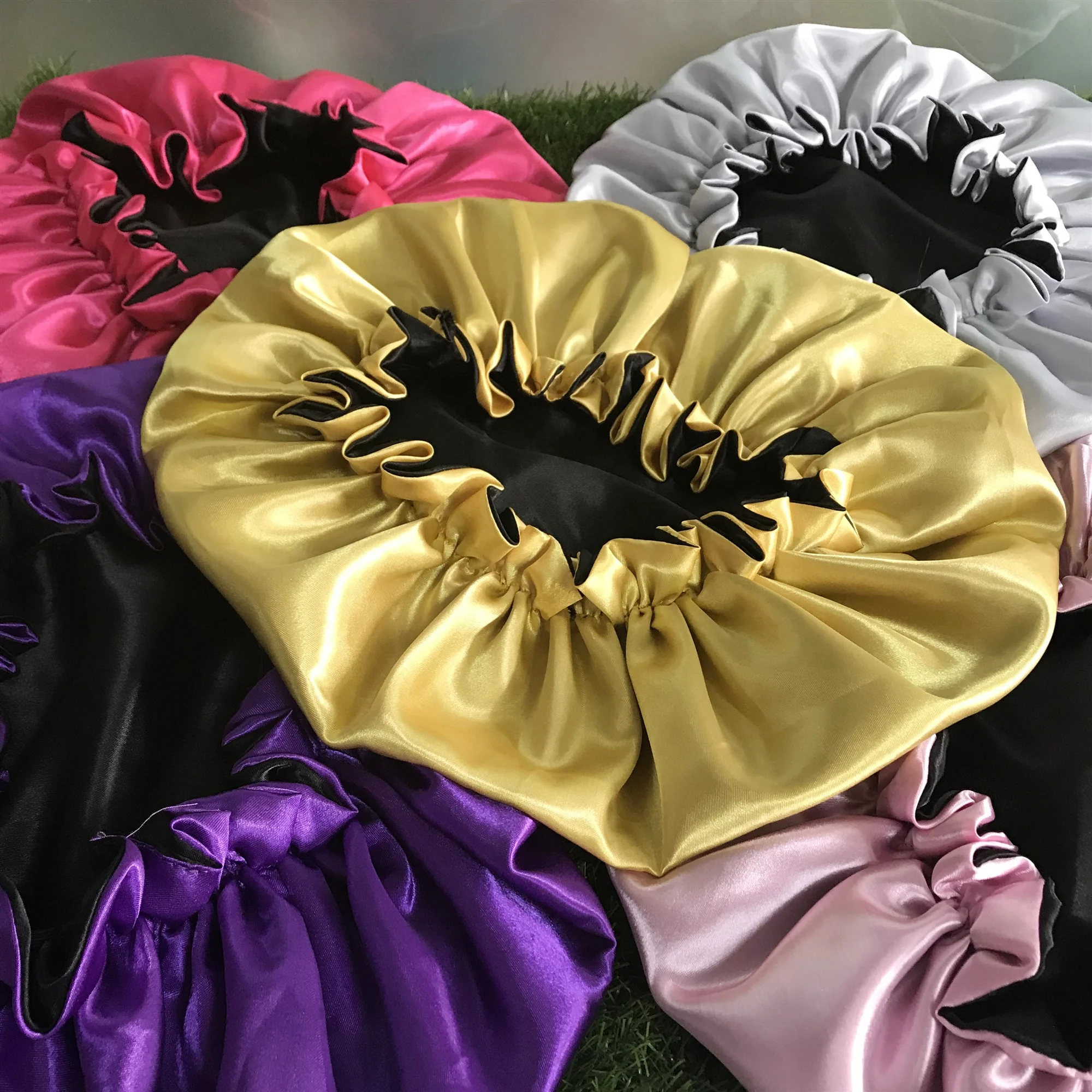 Bonnets With Logo Design Your Own Brand Designer Bonnet Hair Bonnet ...