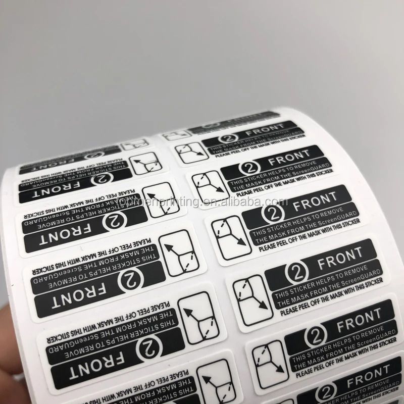 Custom Adhesive Labels for Screen Protectors - OEM
