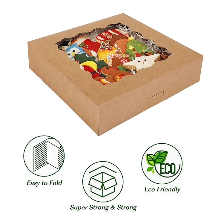 Custom Cake Boxes with Window - Perfect for Bakery Desserts