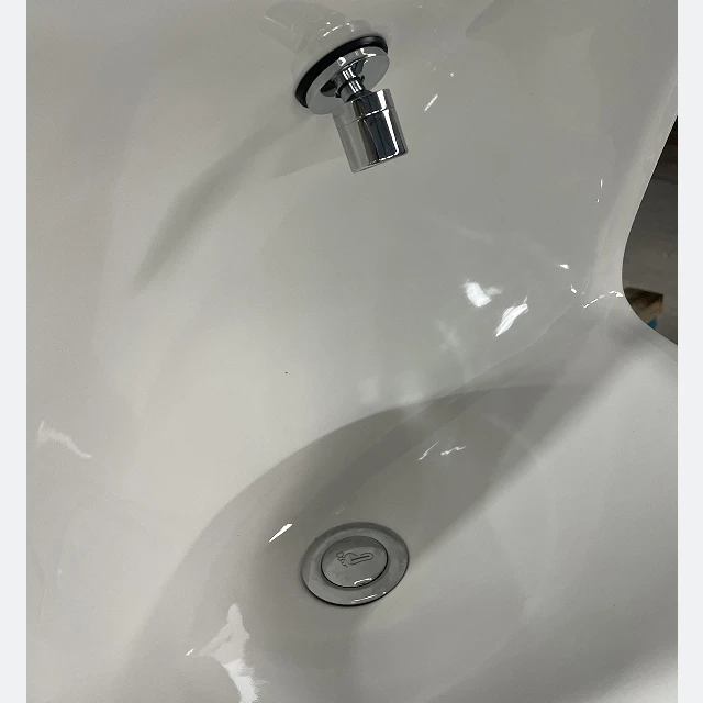 Ceramic Double Level Pedestal Sink for Bathrooms - Muslim Wudu Wash ...