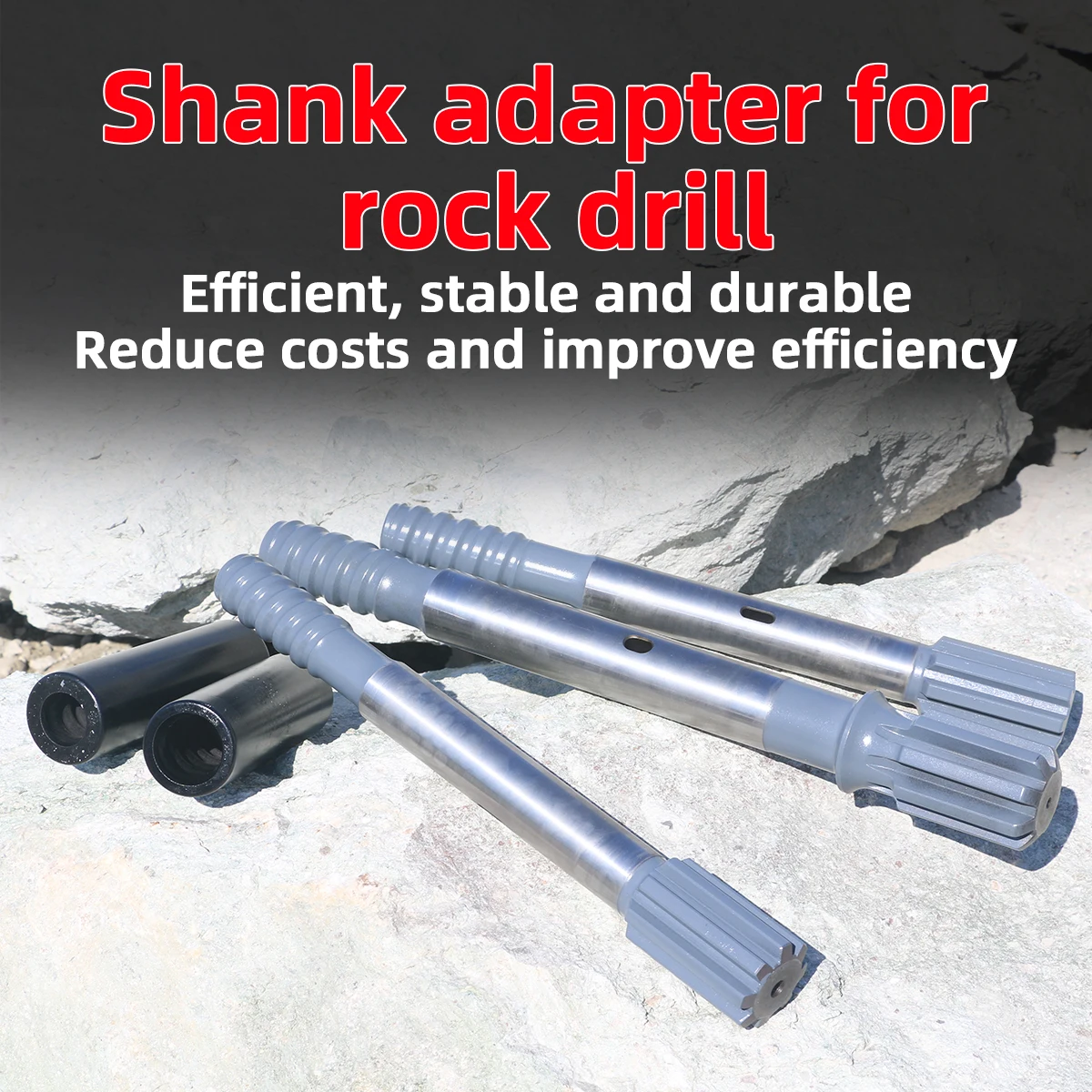 KAIQIU Top Hammer Drilling Rock Drill T38 R32 T45 T51 Shank Adapter ...