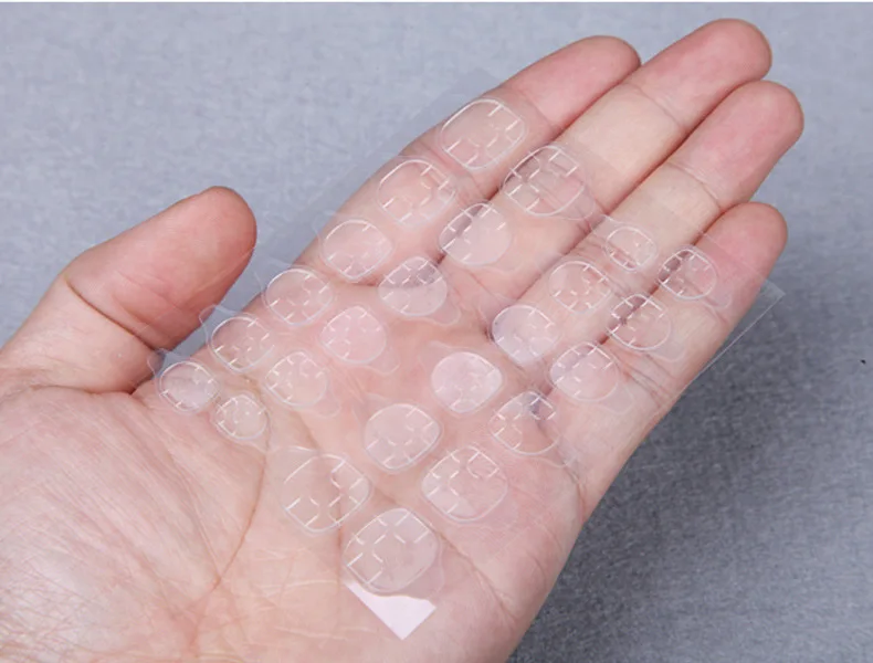 Silicon Fake Nails Adhesive Tabs - Super Sticky & Waterproof