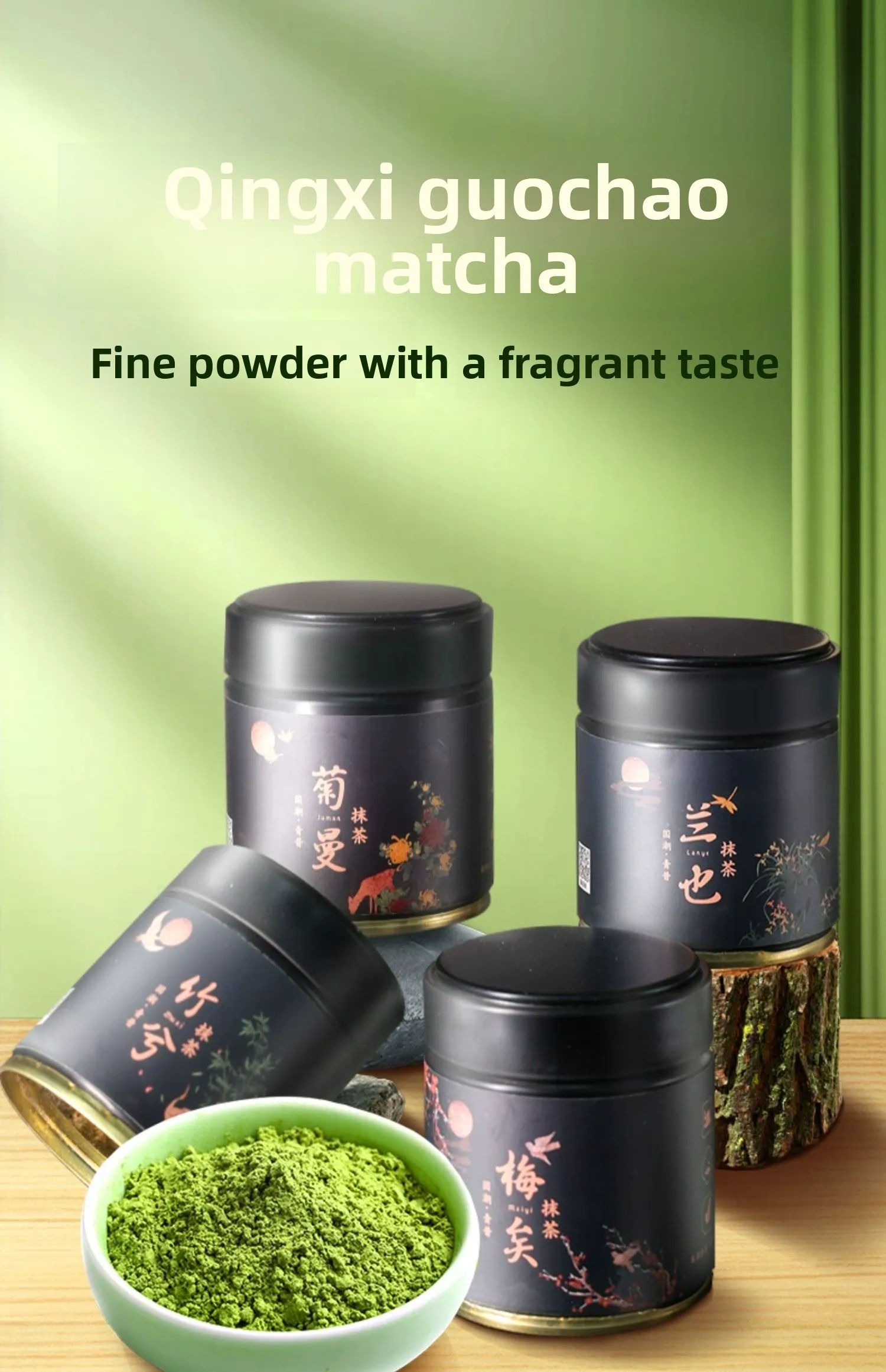 Qingxi New National Trend Ceremonial Grade Matcha Powder 50g Bag for ...