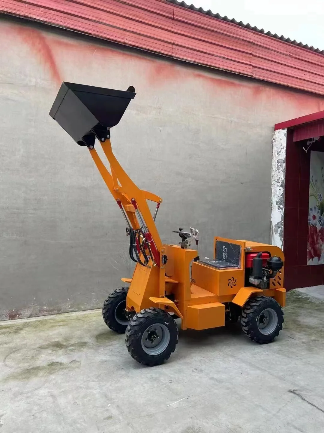 Powerful Engine New Mini Wheel Loaders Diesel Four-wheel Drive Used ...