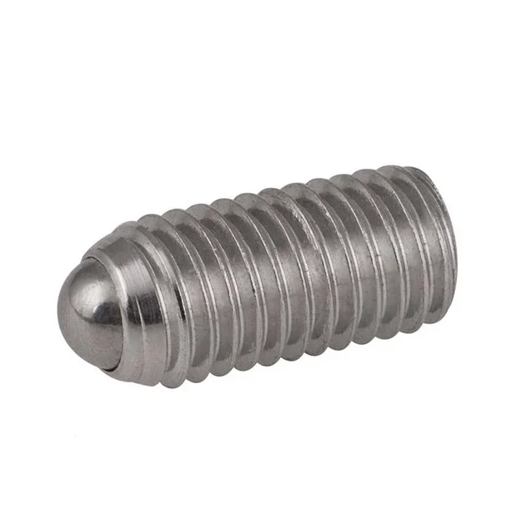 Stainless Steel Round Set Screw Spring Ball Plungers
