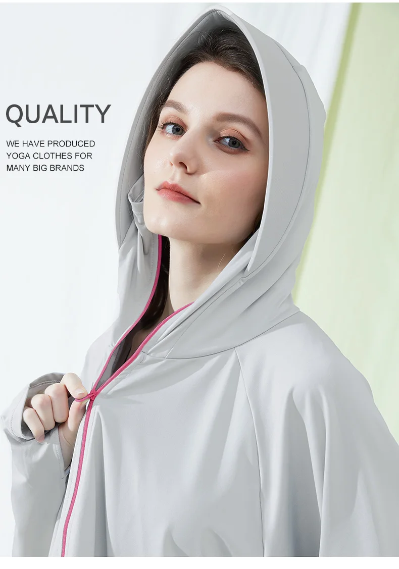 Sun Protection Hoodie - UPF 50+ Women's Long Sleeve Shirts
