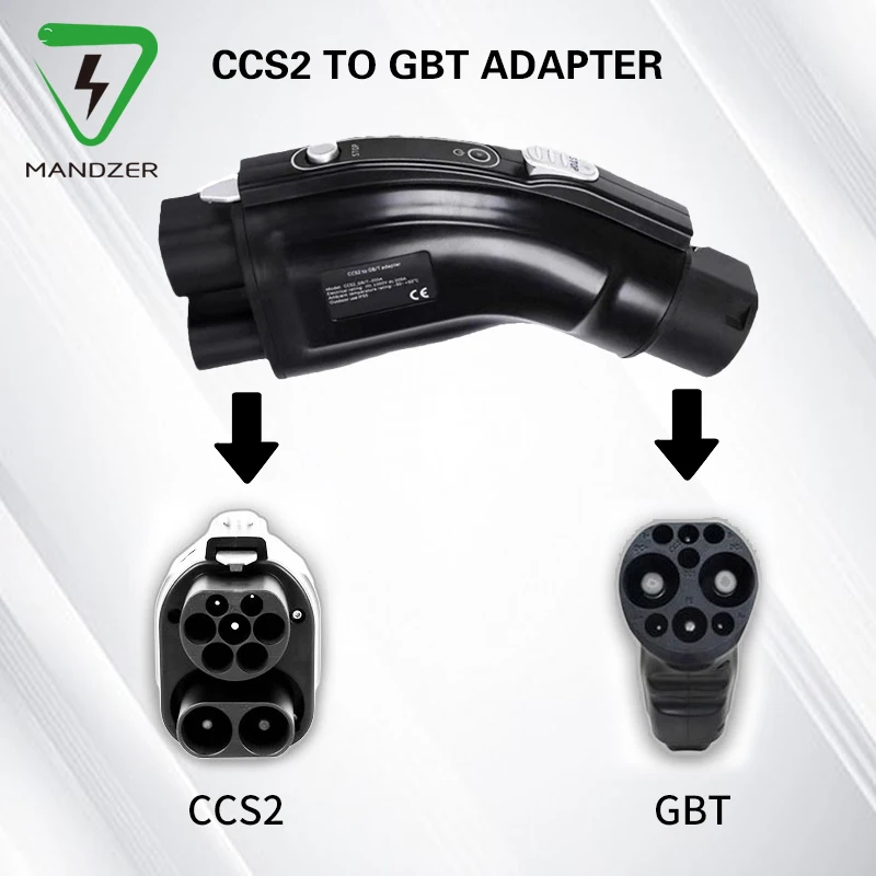 CCS2 to GBT Adapter - Dual DC Fast Charging EV Connectors