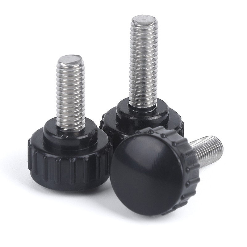 M5 Round Knurled Rubber Thumb Screw - Durable & Versatile
