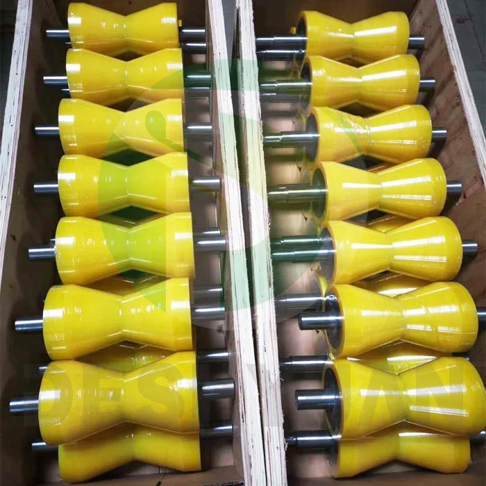 Polyurethane Rubber Rollers for Pipe Pulling - Durable & Antistatic