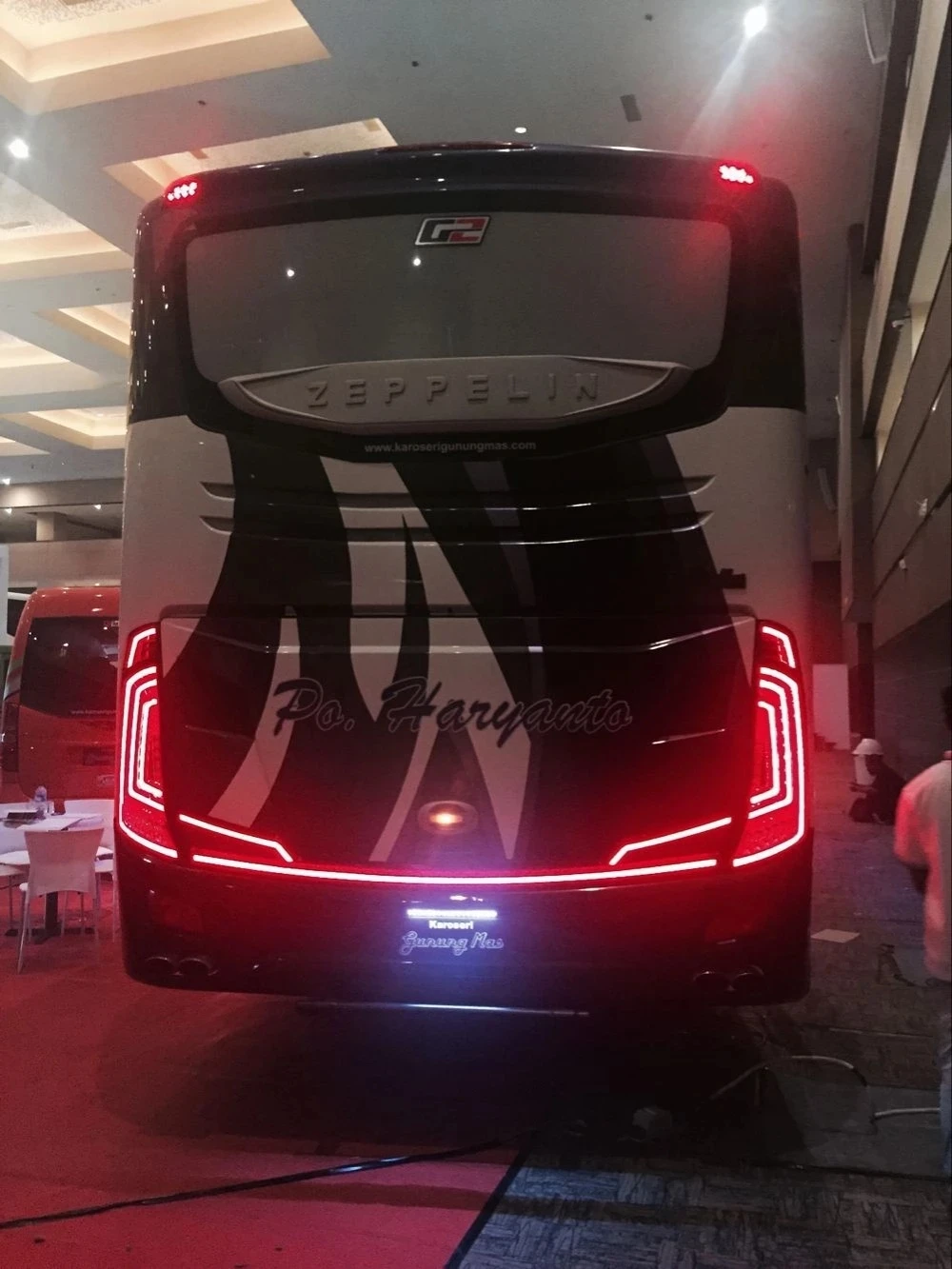 Adiputro Marcopolo G8 Bus Led Fiber Optic Rear Decoration Light HC-B-13039