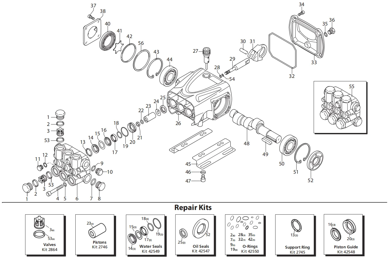 AR42549 Water Seal Kit - High Pressure Pumping Solutions