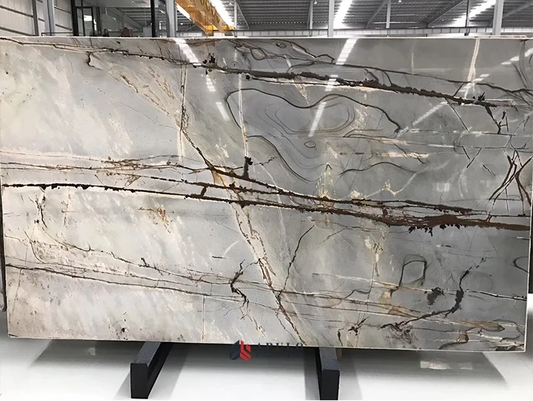 Blue Roma Marble Slabs - Luxury Stone for Hotel Projects