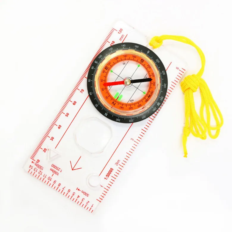 Tools Map Scale Magnifier Orienteering Compass Ruler Outdoor Camping ...