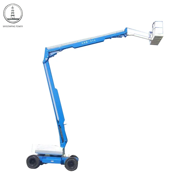 Telescopic Boom Self-Drive Folding Arm Lift AERIAL WORK PLATFORM for ...