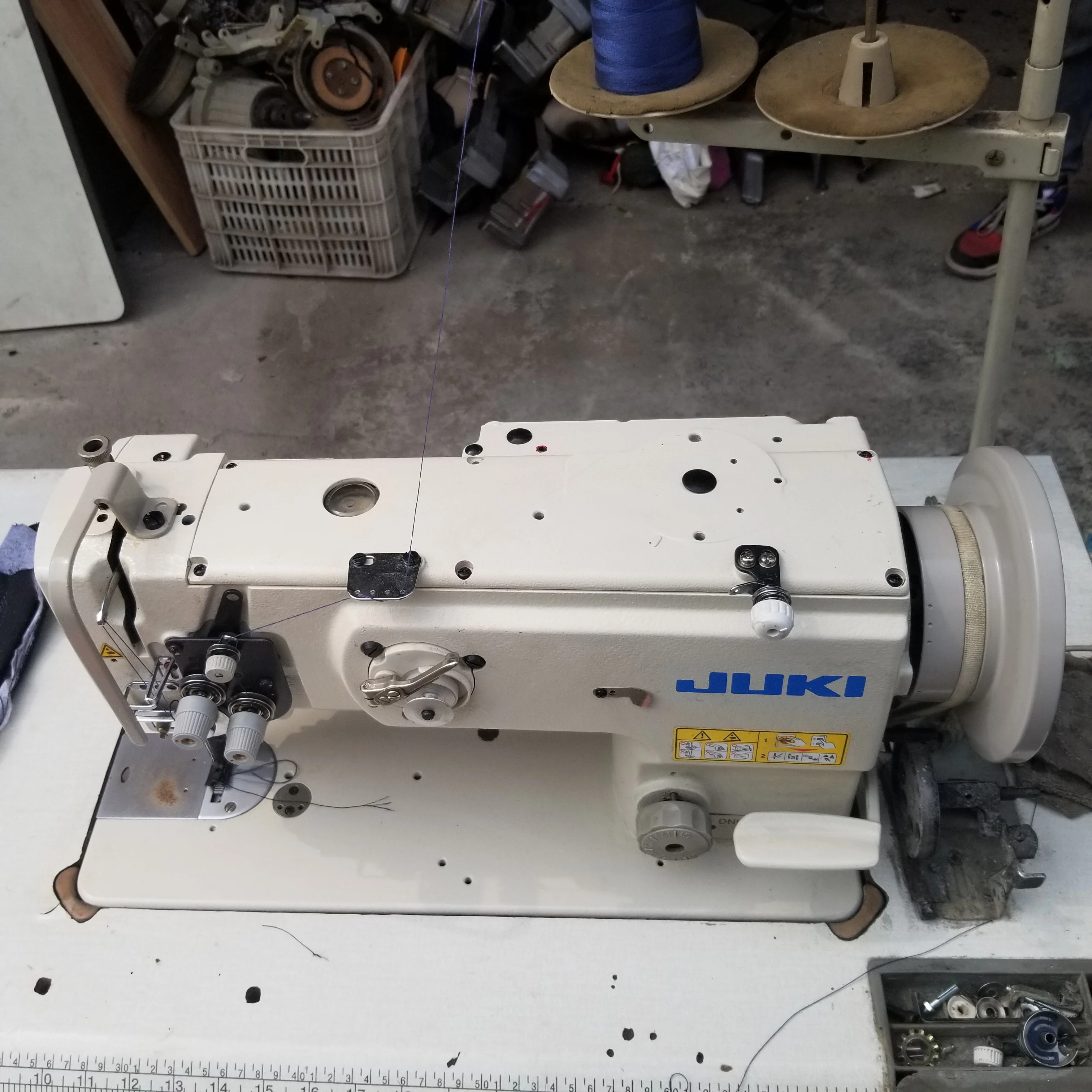 Good Conditional Juki-1541 Leather Lockstitch Industrial Used Sewing ...