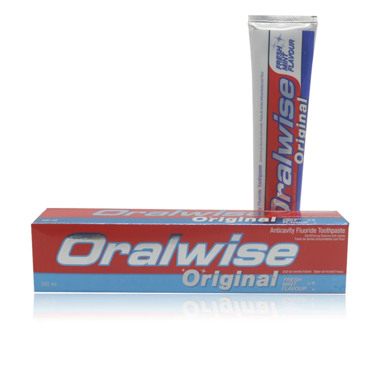 Oralwise 100g Mint Fluoride Toothpaste - Whitening & Anticavity