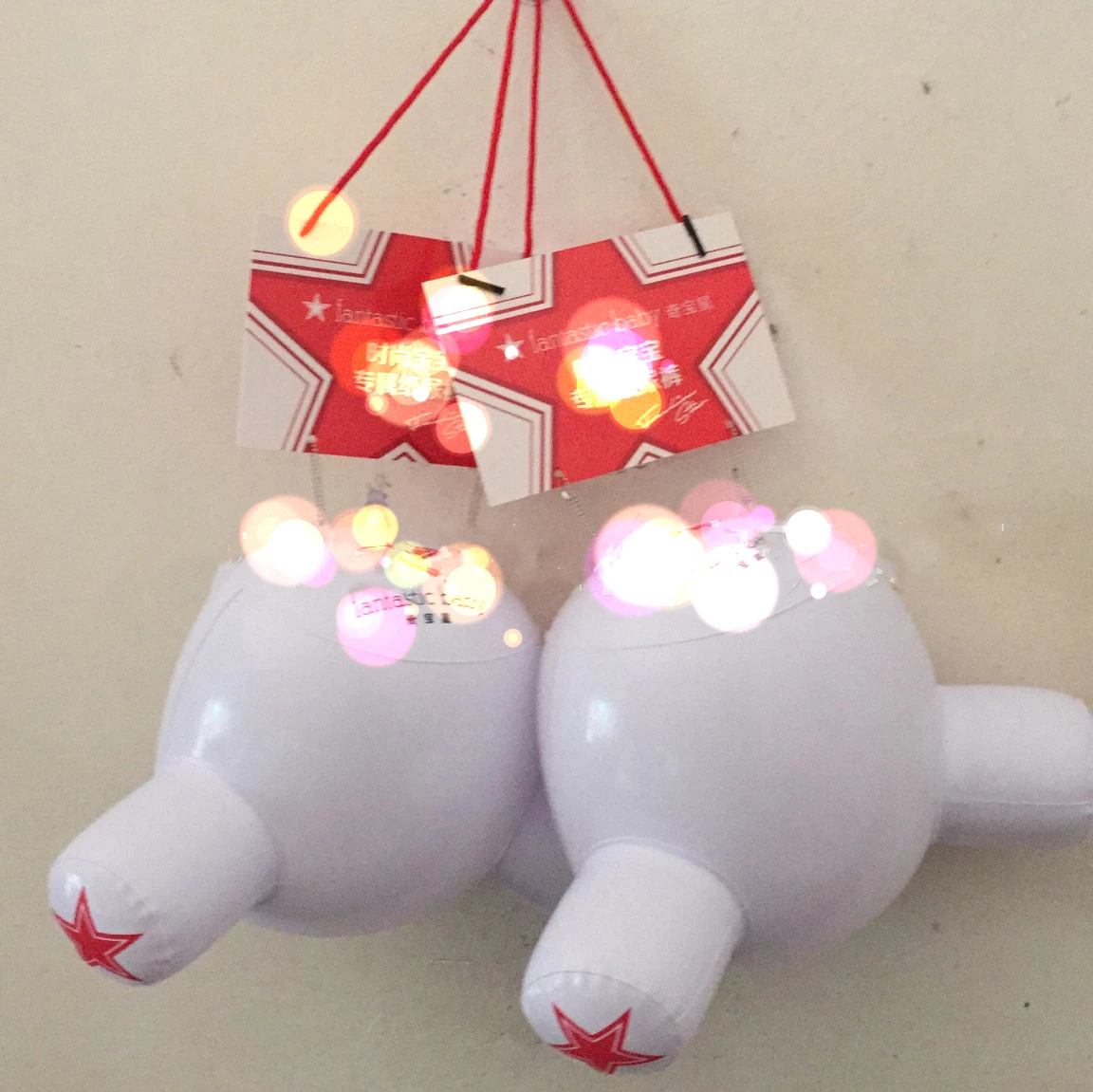 Customized PVC Inflatable Baby Torso Display Dummy with Tag - OEM